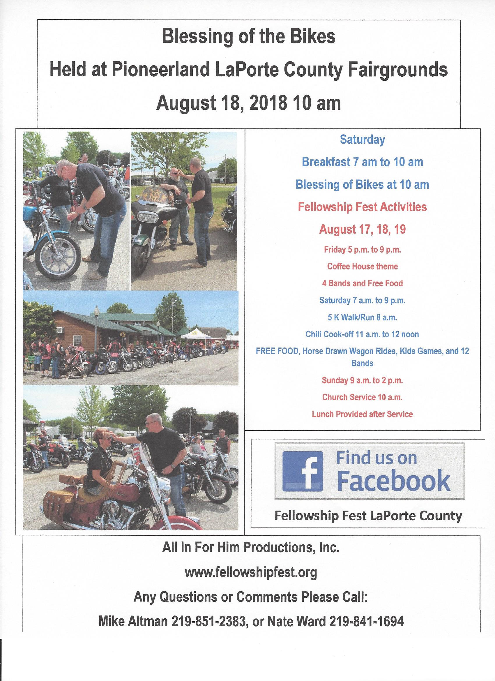 Bike Blessing – FELLOWSHIP FEST
